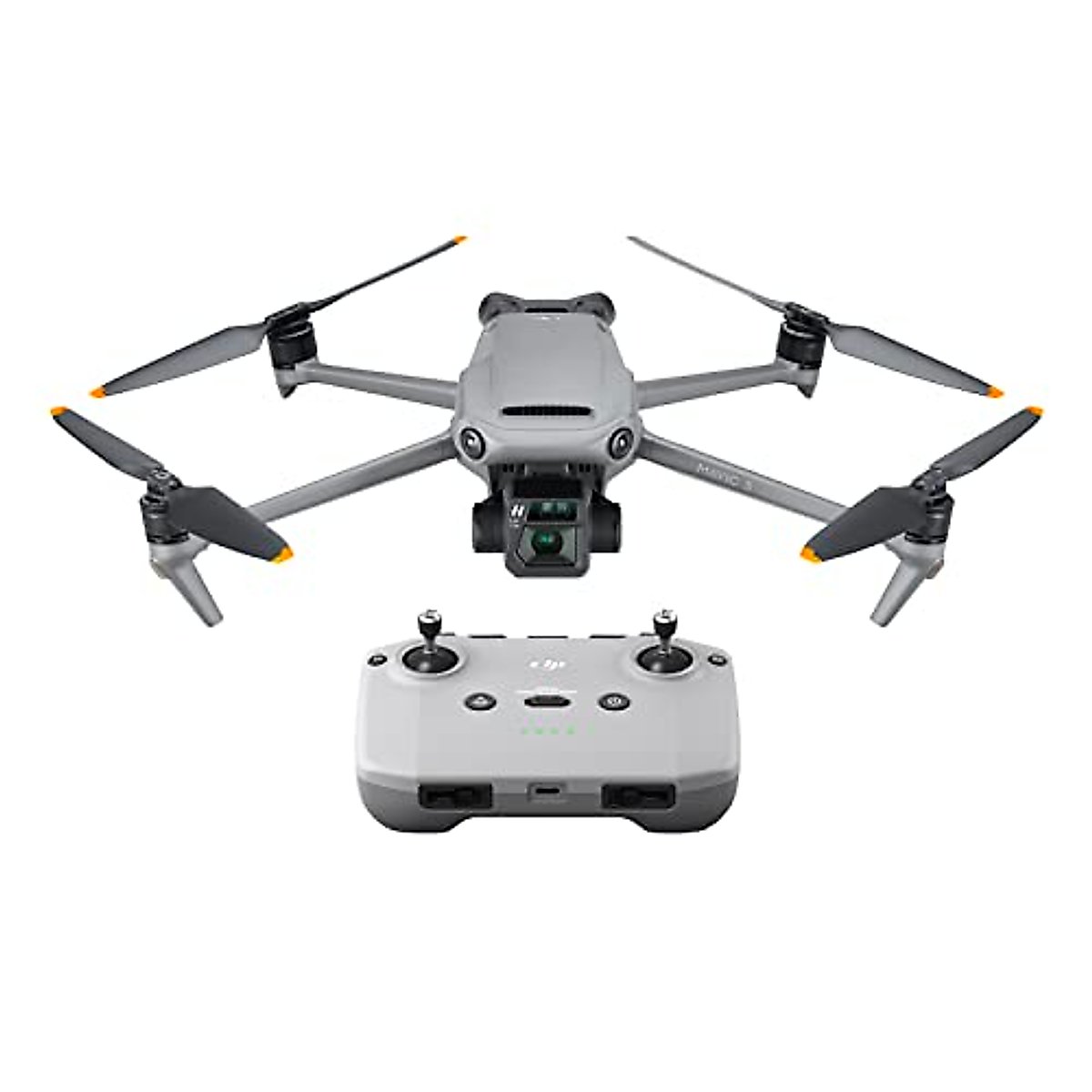 DJI Mavic 3, Drone with 4/3 CMOS Hasselblad Camera, 5.1K Video, Omnidirectional Obstacle Sensing, 46 Mins Flight, Advanced Auto Return, 15km Video Transmission, with DJI RC-N1 Remote Controller, Gray