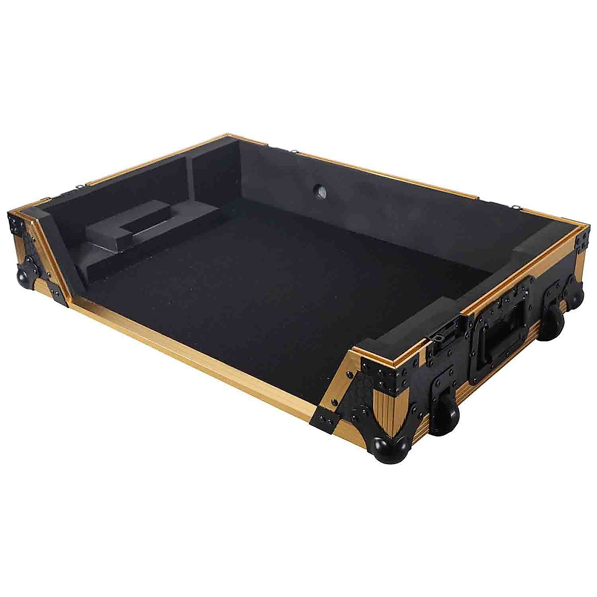ProX ATA Flight Style Road Case for RANE ONE DJ Controller with Laptop Shelf and Wheels - High-Density Protective Foam for Interior Support - Finish on Laminated 3/8" Plywood - XS-RANE ONE WLT FGLD