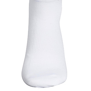 adidas Originals Women's Originals Trefoil Shine 3-Pack Low Cut, White/Rose Gold Shiny Nylon/Heather Grey, Medium