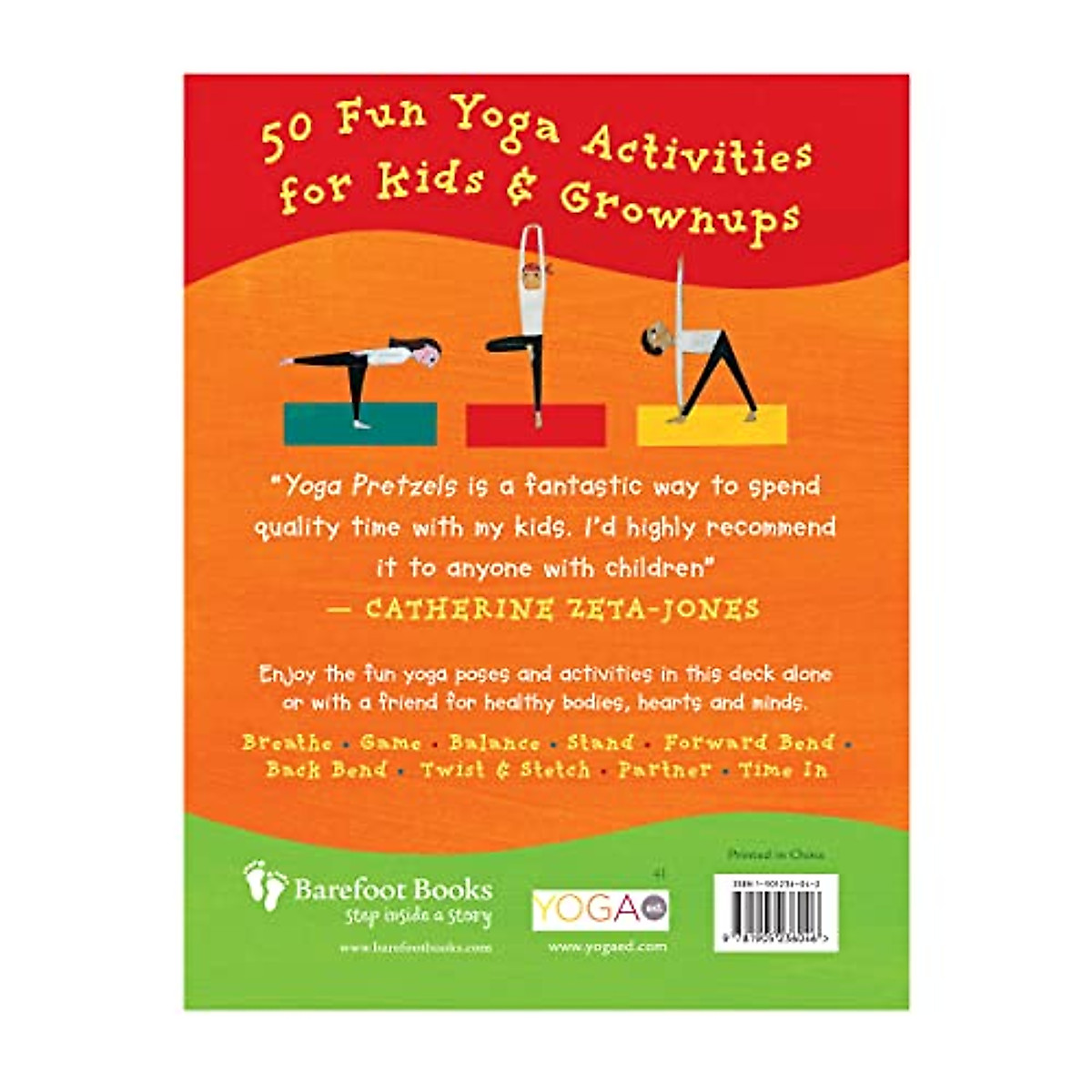Yoga Pretzels: 50 Fun Yoga Activities for Kids & Grownups (Barefoot Books Activity Decks)