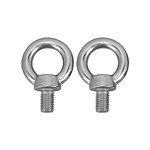 Lifting Ring Eye Bolt, 2Pcs Stainless Steel Lifting Ring Eye Bolt Heavy Duty Marine Grade Ring Screw Bolts(M16)