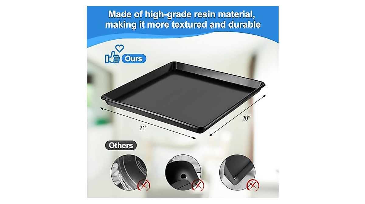 Saillong Mini Fridge Stand - Adjustable Base & Drain Pan