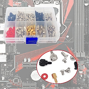 228pcs Computer Screws Standoffs Set Assortment Kit, for Computer PC Case Screw Nut Assorted Kit