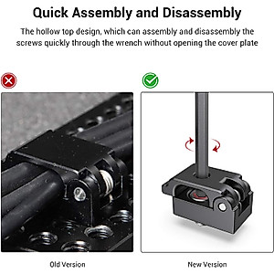 SmallRig Universal Spring Cable Clamp (2 pcs), Lightweight and Portable Cable Clamp Suit for HDMI Cables, Charging Cables, Shutter Cables and Headphone Cables MD2418