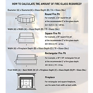 GRISUN Onyx Black Fire Glass Diamonds for Fire Pit, 1 Inch High Luster Reflective Tempered Glass Rocks for Natural or Propane Fireplace, Safe for Outdoors and Indoors Firepit Glass, 10 Pounds