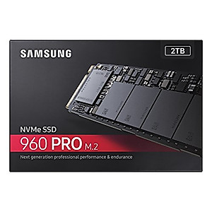 Samsung 960 PRO Series - 2TB PCIe NVMe - M.2 Internal SSD (MZ-V6P2T0BW)