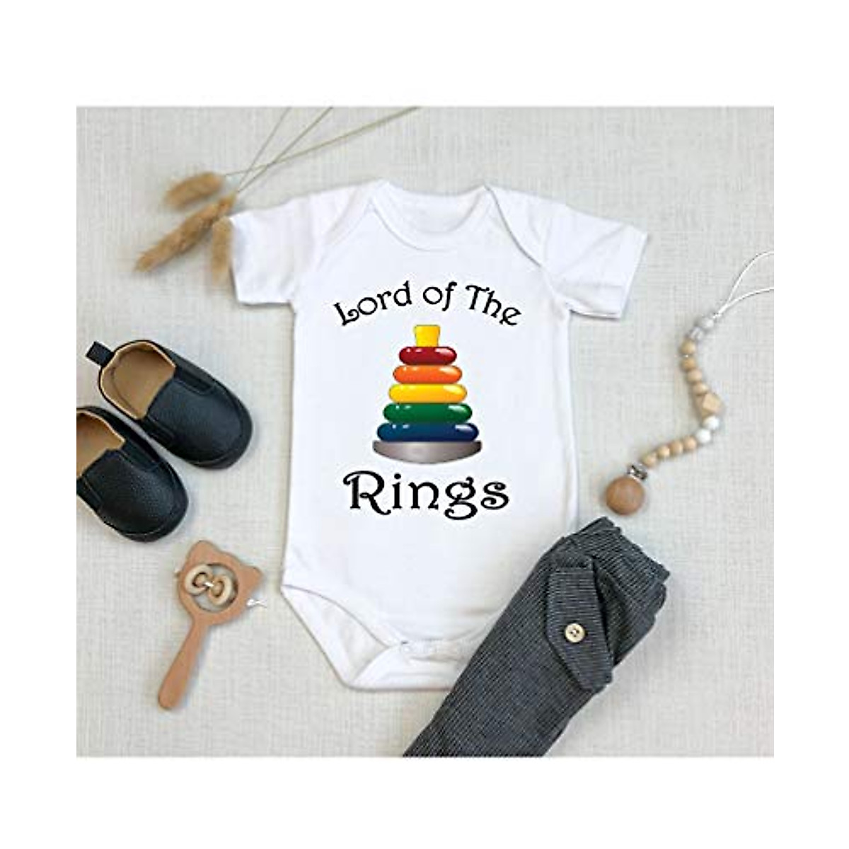 Lord of The Rings Cute Funny Bodysuit Newborn Infant Onesie Green