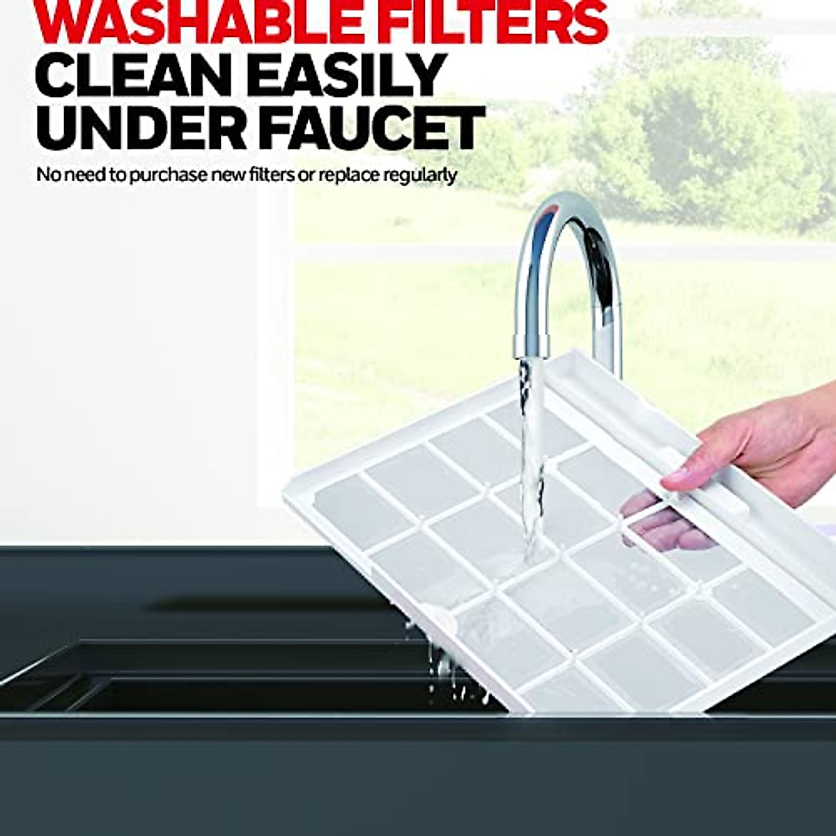 Honeywell 11,000 BTU / 50 Pint Portable Air Conditioner and Dehumidifier, Cools Rooms Up to 500 Sq. Ft, with Fan, Drain Pan, and Insulation Tape, (White)