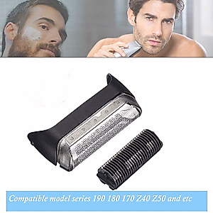 𝟮𝟬𝟮𝟯 𝙐𝙥𝙜𝙧𝙖𝙙𝙚𝙙 10B Replacement Foil & Cutter for Compatible with Bra-un Cruzer, 10B/20B 1000/2000 Series Shaver Head Set Replacement Part Compatible with 190 1735 1775 5728 5729 170S
