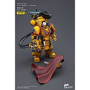 BLOOMAGE JOYTOY (BEIJING) TECH Warhammer 40k: Imperial Fists Third Captain Tor Garadon 1:18 Scale Figure