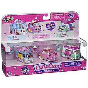 Shopkins Cutie Car Spk Season 1 Freezy Riders Toy 3 Pack