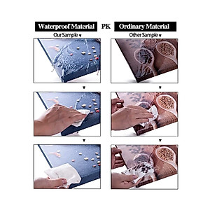 WKqifeil 5 Panels Multi Panel Print Fly Fishing Canvas Wall Art Trout Fisherman Man Cave Pictures Paintings Home Decor Painting Poster No Framed W60in*H32in