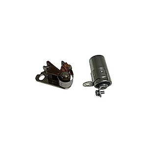 ENGINERUN Points and Condenser – Ignition Breaker Kit Compatible with Kohler K91 K141 K161 K181 K241 K301 K321 K341 K361 Replaces OEM 4715003S and 220434-S Ref Oregon 33-628 Stens 055-145