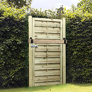 Riuog U bracket, door security bar, Heavy Duty Door Security Brackets for 2 x 4 Lumber (with Screws),Open Bar Holder Steel U Bracket Door Barricade fit for Indoor,Outdoor Door Security (6 Pack)