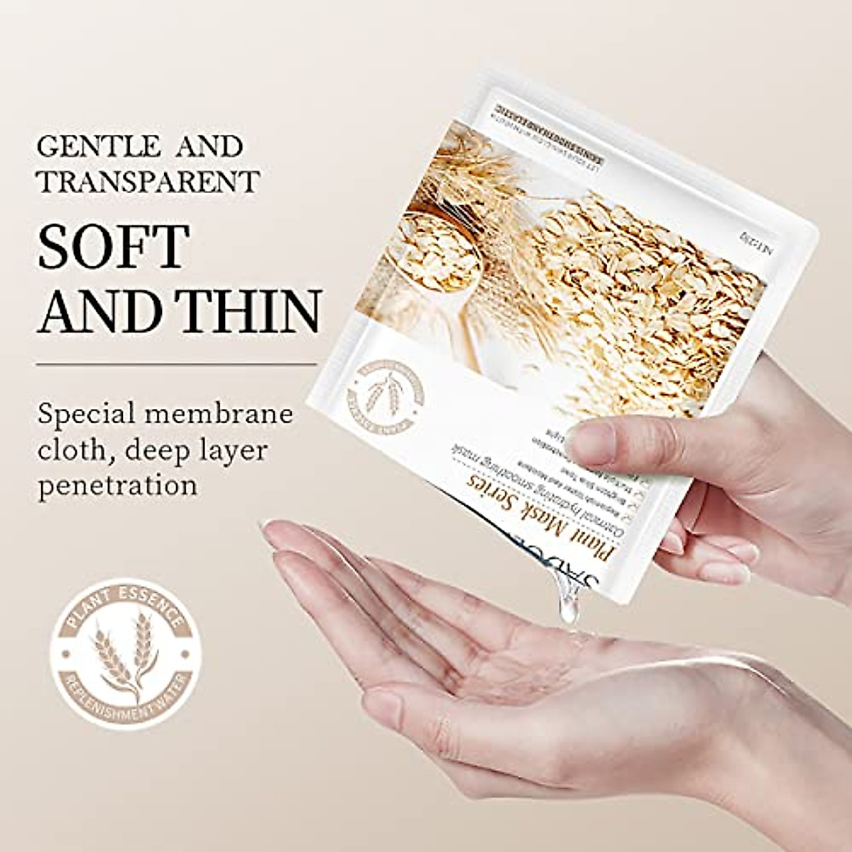 Meleell Collagen Sheet Mask For Women Skin Care,Anti-Aging,Hydrating Face Masks Sensitive And Soothing,Daily Mask For All Skin Type(Mixed sets, 40 Count)