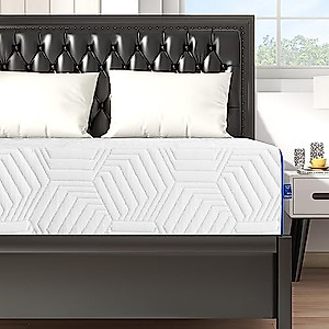 IULULU California King Mattress 12 Inch, Cooling Gel Infused Memory Foam Mattresses Medium Firm Mattress in a Box Regulates Temperature, Made in USA, 84''×72''