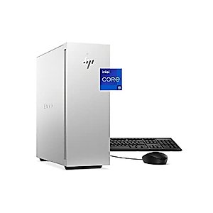 HP Envy Desktop Bundle PC, NVIDIA GeForce RTX 3070 Graphics,12th Generation Intel Core i9 Processor, 16 GB SDRAM, 1 TB SSD, Windows 11 Home OS, Wi-Fi & Bluetooth (TE02-0042, 2022)