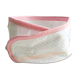 Lzttyee 4PCS Cotton Baby Infant Belly Band Cartoon Soft Umbilical Cord Navel Belt (Random Color)