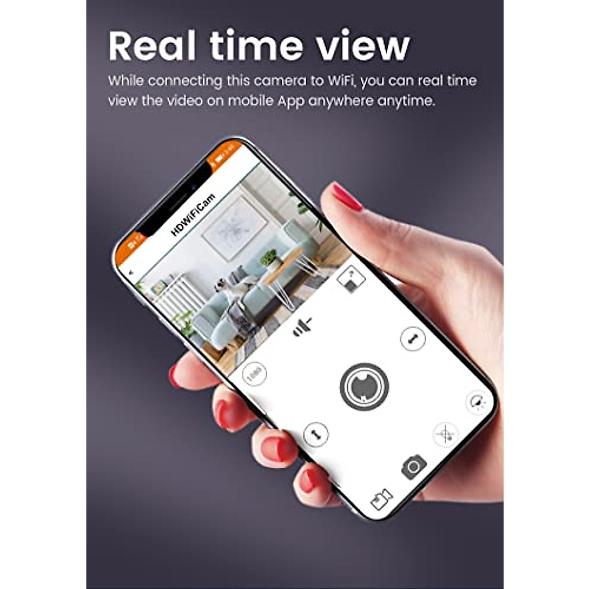 Newfun Mini WiFi Wireless Spy Camera- Hidden Camera with Audio 1080p Cam with Night Vision, Motion Detection, Remote Viewing for Security with iOS,Android Phone App, Suitable for Home Office Cameras
