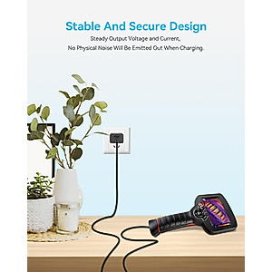 K-MAINS 5V AC Adapter Charger for Snap On Tools Diagnostic Thermal Imager Model EETH300 Infrared Scanner Power Supply Cord