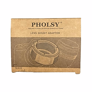 PHOLSY EF to FX Lens Mount Adapter Manual Focus Compatible with Canon EOS EF EF-S Lens to Fuji X Mount Camera Body Compatible with Fujifilm X-H2S, X-Pro3, X-T5, X-T4, X-S20, X-S10, X-T30II, X-E4