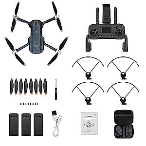 Durable Brushless Motor Drone with 84 Mins Super Long Flight Time, Drone with Camera for Beginners, CHUBORY A77 WiFi FPV Quadcopter with 2K HD Camera, Follow Me, Auto Hover, 3 Batteries, Carrying Case