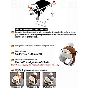 IIG Baby Boy Ushanka Earflap Winter Trooper Hat Cap, Kids Trapper Hat (Multicolour01)