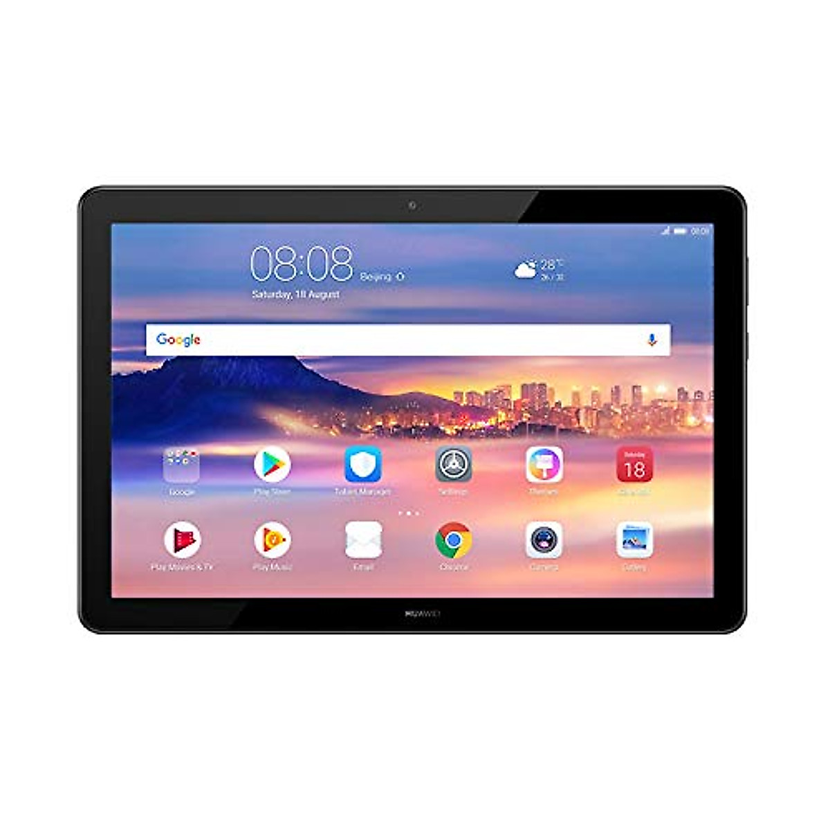 Huawei 225164 Tablet Pc 53010fbr Mediapad T5 10 10 2gb+16gb Wi-fi Black Retail