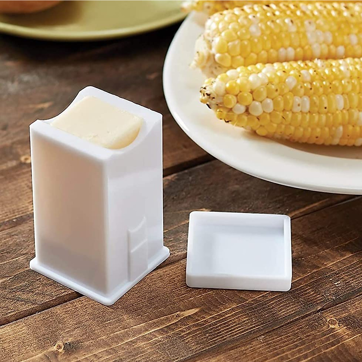 Smart Solution House 4PCS Butter Spreader with Integrated Cover,Holder Spreads Butter Evenly On Pancakes, Waffles, Bagels, and Toast,Corn Cob Butterer,Butter Spreader with Built-In Cover