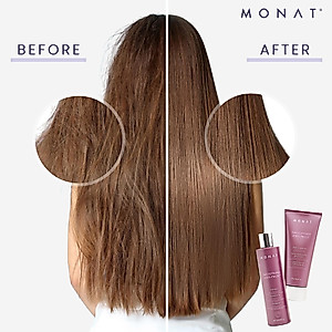 MONAT Smoothing Anti-Frizz Set - Natural Frizz Ease Shampoo & Frizz Dismiss Conditioner for Lightweight Frizz Control and Smooth, Shiny Hair