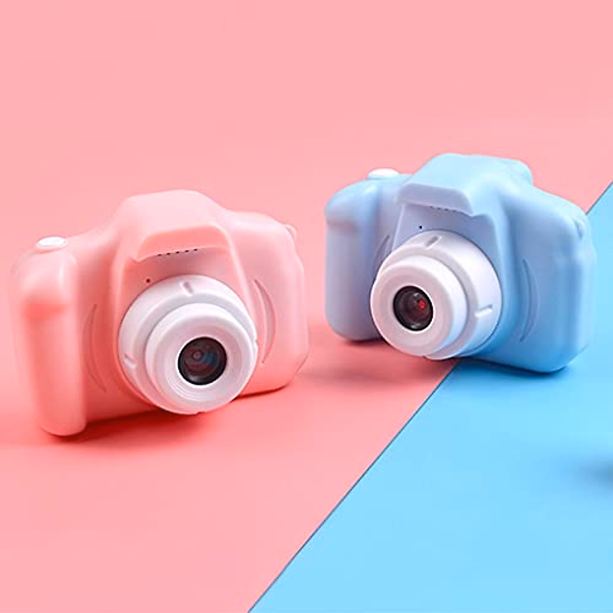 Kids Camera, Christmas Birthday Kids Camera for Boys Girls Age 3-9, Kid Camera for Toddler, Video Camera for Kids, Kids Digital Camera, Kidizoom Camera, Mini Camera for Kids with 32GB SD Card (Pink)