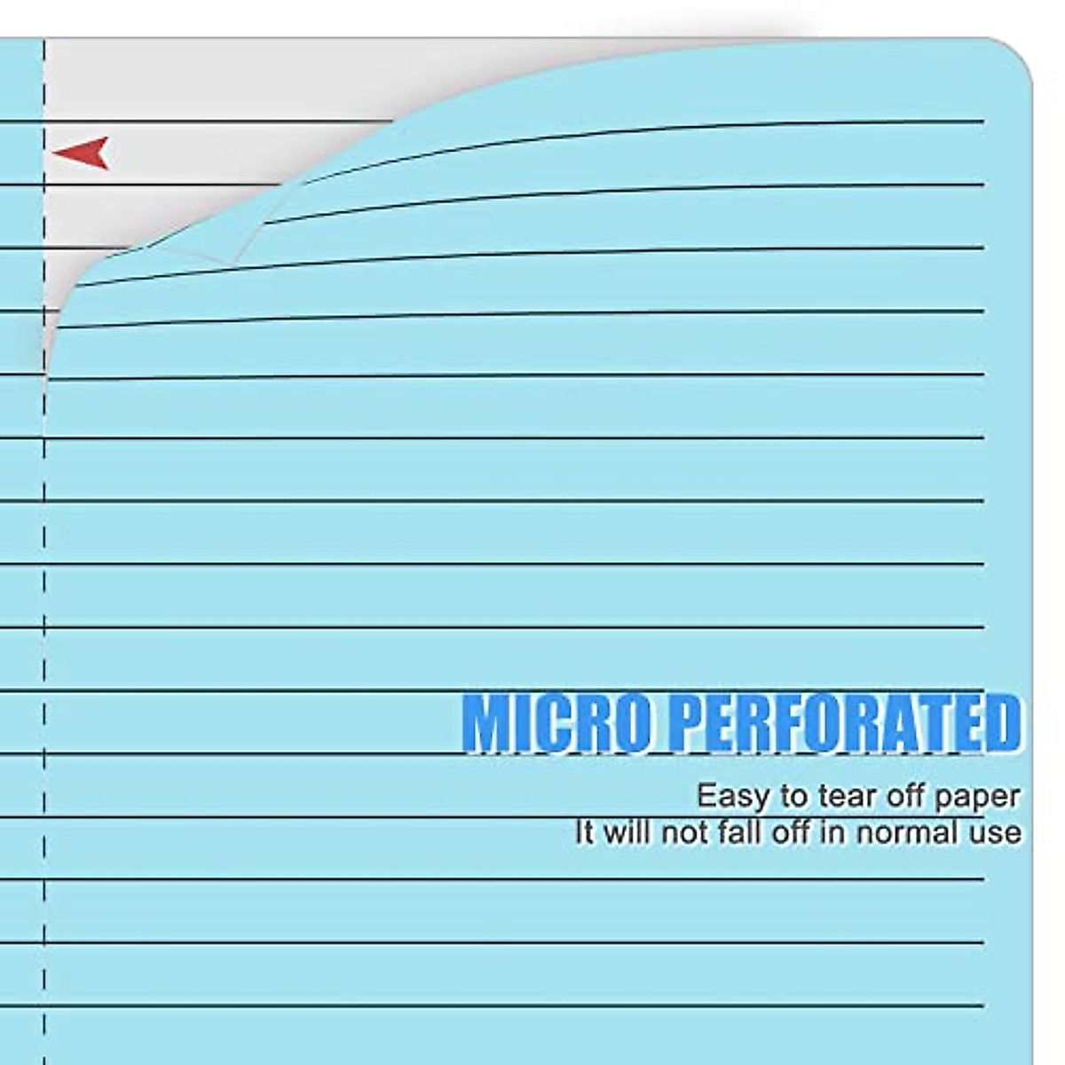 Alopuxi Spiral Notebook, Colored Lined College Ruled Paper, 105 Sheets/210 Pages, 6" x 8.5"