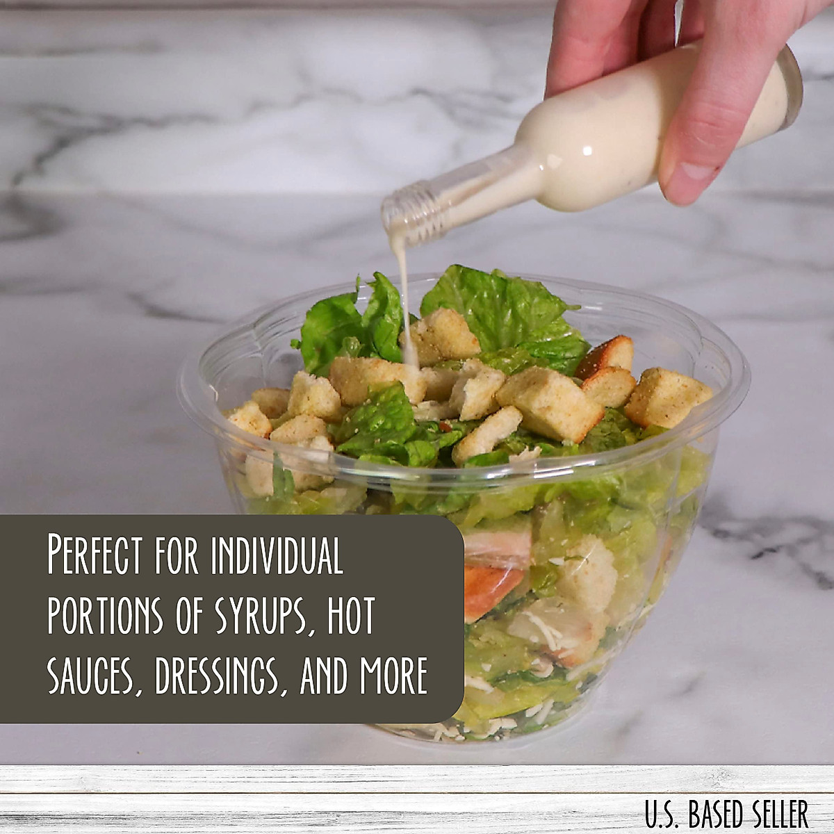 G Francis Fillable Alcohol Mini Liquor Bottles Bulk 50pk - 50ml (1.7oz) Small Liquor Bottles for Party Favors, Mini Hot Sauce Bottles - Glass Juice Shot Bottles with Caps, Empty Bottles for Liquor