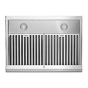 Hauslane | Chef Series 30" PS18 Under Cabinet Range Hood, Stainless Steel | Pro Performance | Contemporary Design, Touch Screen, Dishwasher Safe Baffle Filters, LED Lamps, 3-Way Venting