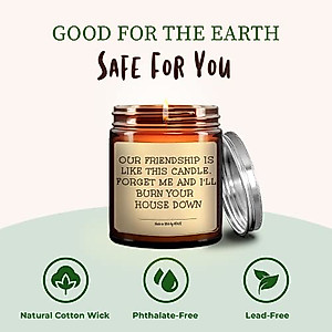 1OAK Vanilla Scented Candles - Friendship Candles Gifts for Women - Funny Gifts for Friends - Funny Candles for Women - Friendship Gifts for Women Friends - Funny Candles for Women Gift