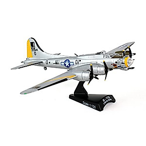 Daron Worldwide Trading B-17G Liberty Belle Vehicle (1:155 Scale), Silver