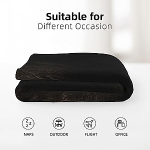 Gorilla Blanket Fleece Throw Blanket, Soft Flannel Novelty Blankets for Bed Sofa Couch Travel Decor, African Animals Wild Cozy Plush Throws Gifts for Men Women, All-Seasons 60"X 80"