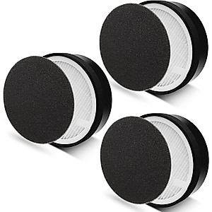 3Pack LV-H132 Replacement Filter Compatible with LEVOIT LV-H132 Replacement Filter,3 in 1 LV-H132 Air Filter,H132 True HEPA Filter,Only For Levoit LV-H132 Air Purifier Filter,Parts# LV-H132-RF Filter