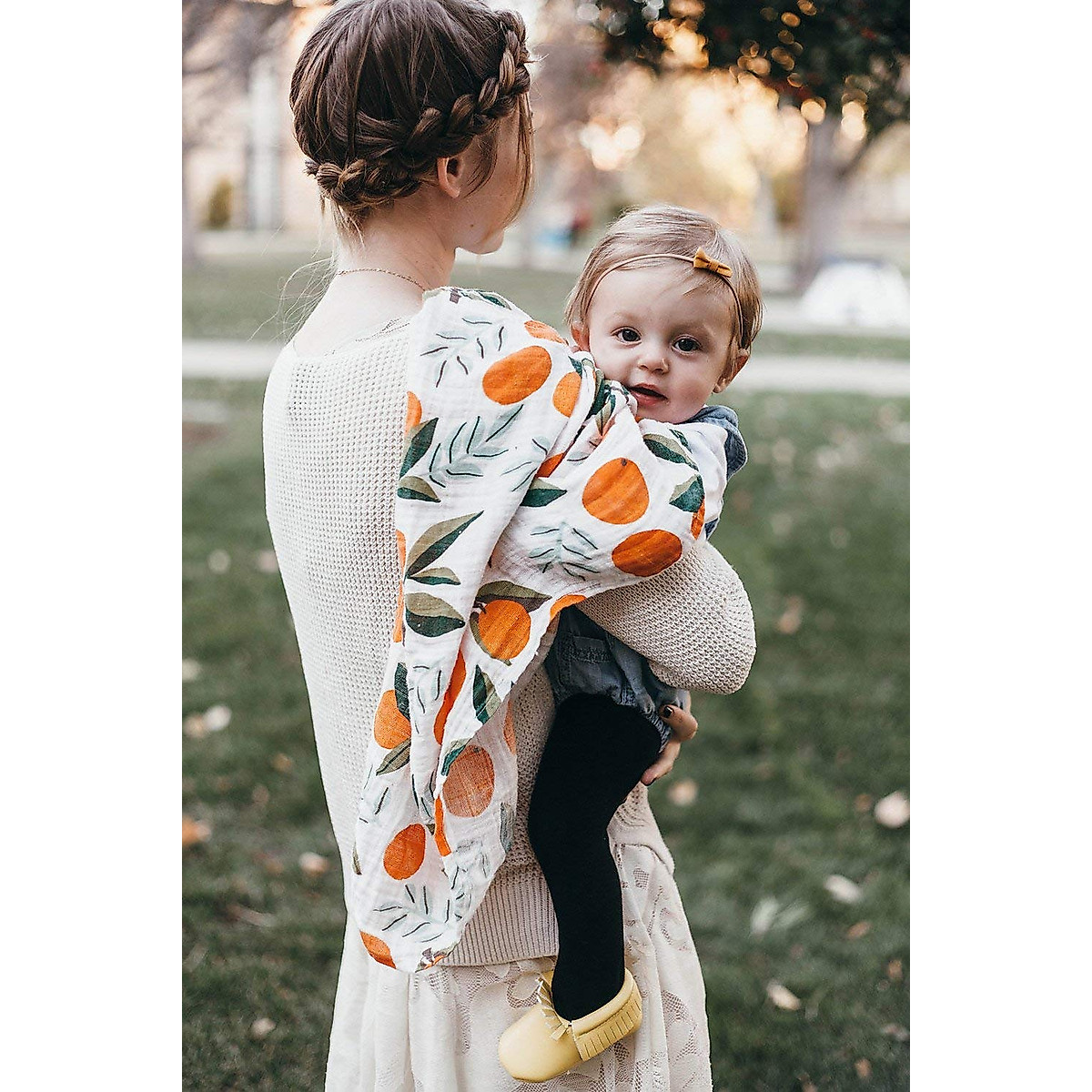 Clementine Kids Muslin Infant Swaddles (Clementine)