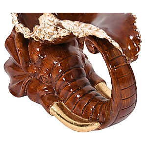 AFD Home Elephant Wine Bottle Holder Table Top Center Piece Decoration