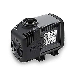 SICCE Syncra Silent 0.5 Multifunction 185 GPH Submersible Water Pump | Italian Made 8W Ultra Quiet Durable for Aquarium Fish Tank, Fountain, Pond, Hydroponics, Terrarium Black | Freshwater & Saltwater