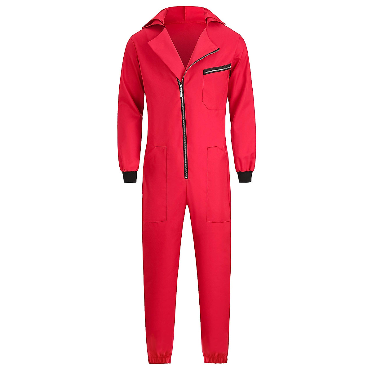 Casa De Papel Money Adult Heist Costume Red Jumpsuit Women Halloween L