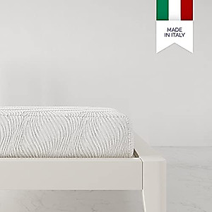 Signature Sleep Italian Made Memoir 6" Charcoal Memory Foam Mattress, Medium-Firm Support, Bed-in-a-Box, Twin