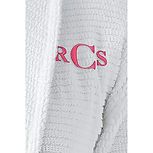 Lands' End Women's Long Sleeve Cotton Spa Bath Robe White Plus 3x