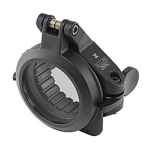 Axeon Optics Second Zero Precision Optical Prism for Hunting Rifle Scopes, 330-Yard Additional Zero (4.3 MOA), 50mm Objective, Bell Mount