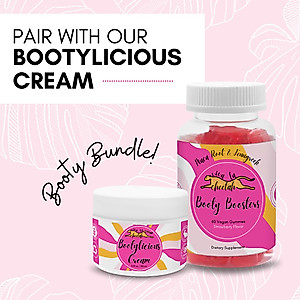 Viva La Cheetah Booty Enhancing Gummy Supplement, Big Butt Enhancer, Workout Support, Multivitamin for Women, Natural Glute Boost Vitamins for a Curvy Shape & Max Gains, 60 Vegan Gummies