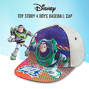 Disney Boys Toy Story 4 Buzz Lightyear Baseball Cap - Age 4-7 Grey