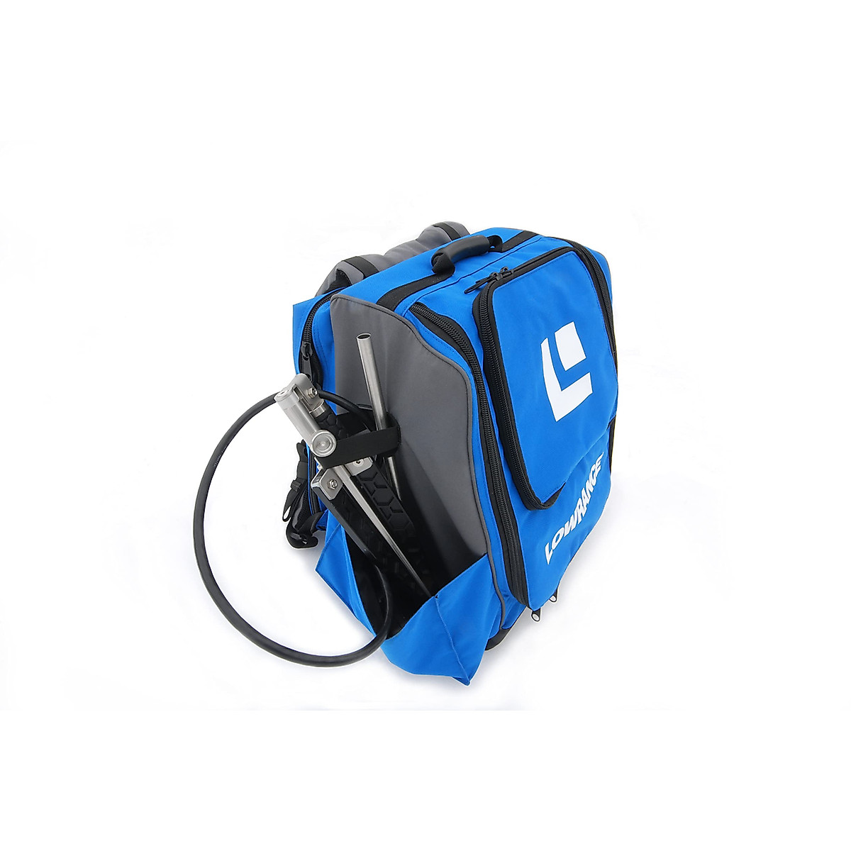 Lowrance ActiveTarget Explorer Portable Ice Kit with ActiveTarget Transducer, Bag, 24Ah Battery, Transducer Pole (No Display Included)