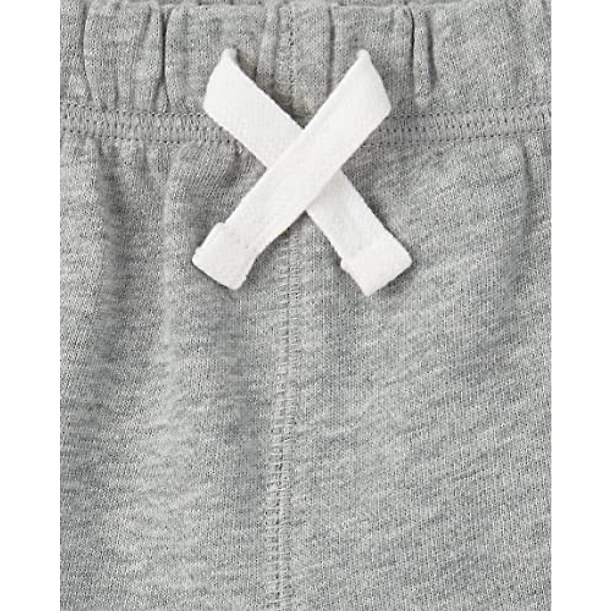 The Children's Place Baby Boys and Toddler Boys French Terry Shorts, Black/Smoke Gray/New Navy, 3T