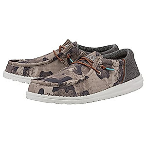 Hey Dude Men's Wally Baja Beachcomber Size 11 | Men's Shoes | Men's/Women's Lace Up Loafers | Comfortable & Light-Weight